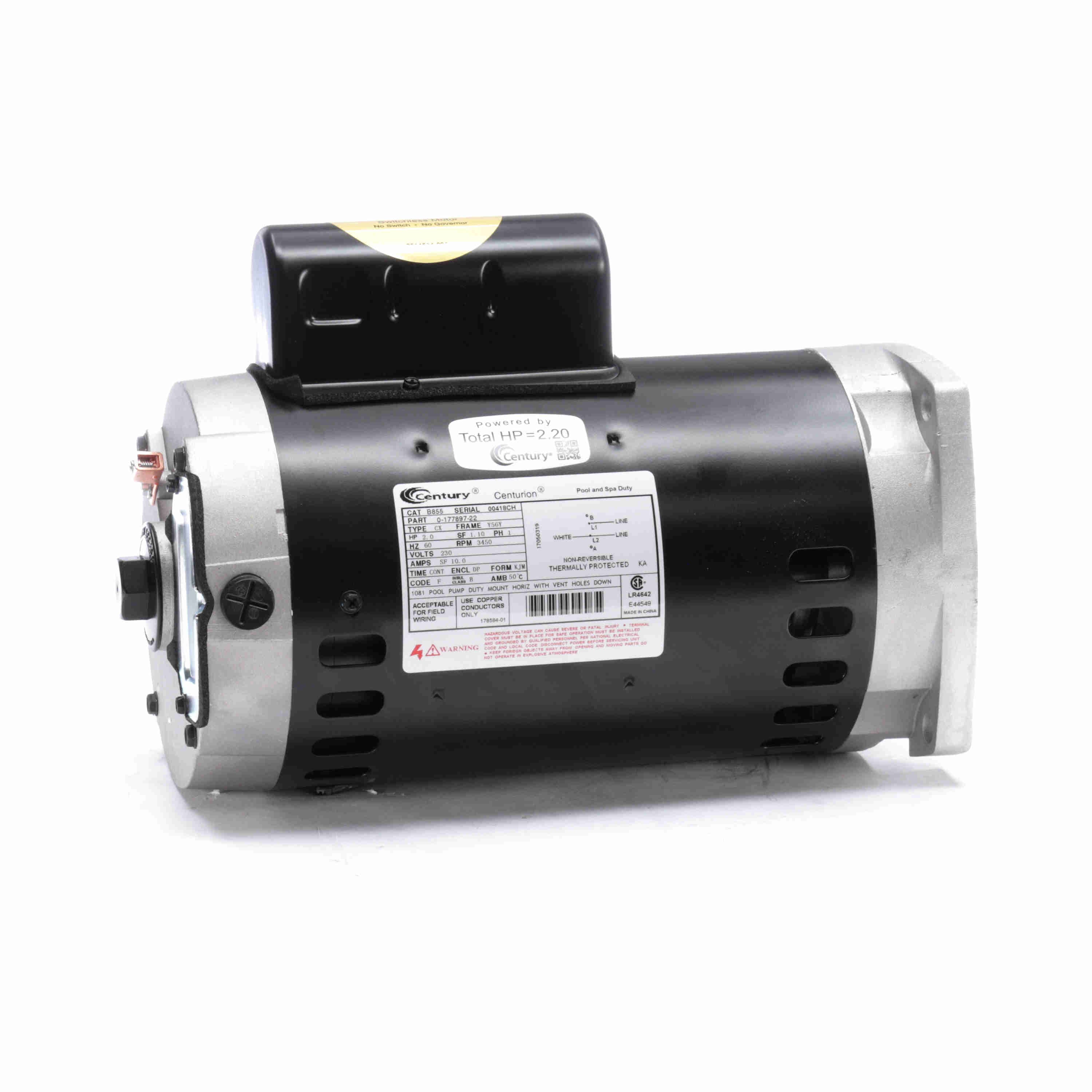 Century B855 | 2 HP, 56Y Frame