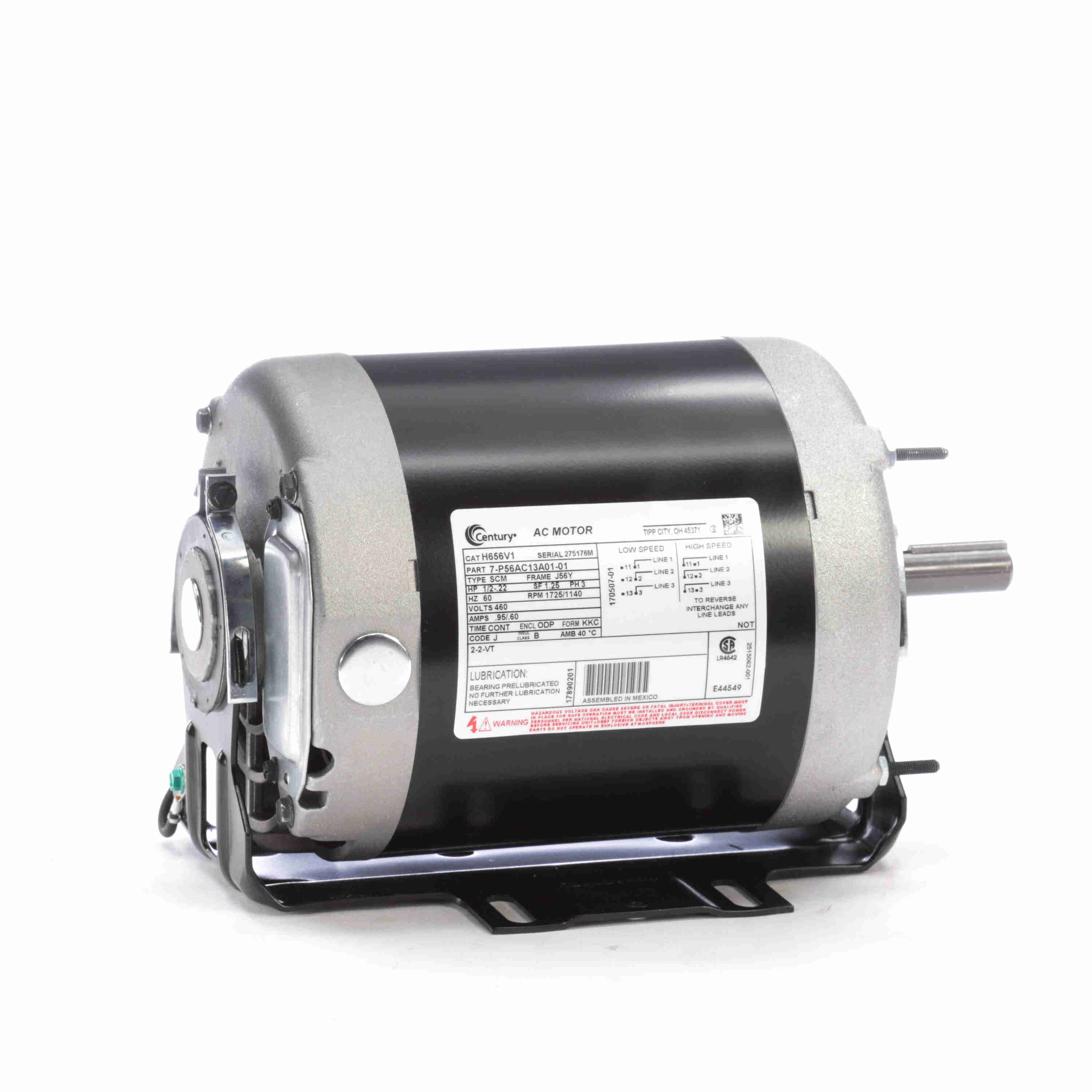 Century H656V1 | 0.50 HP, 56Y Frame
