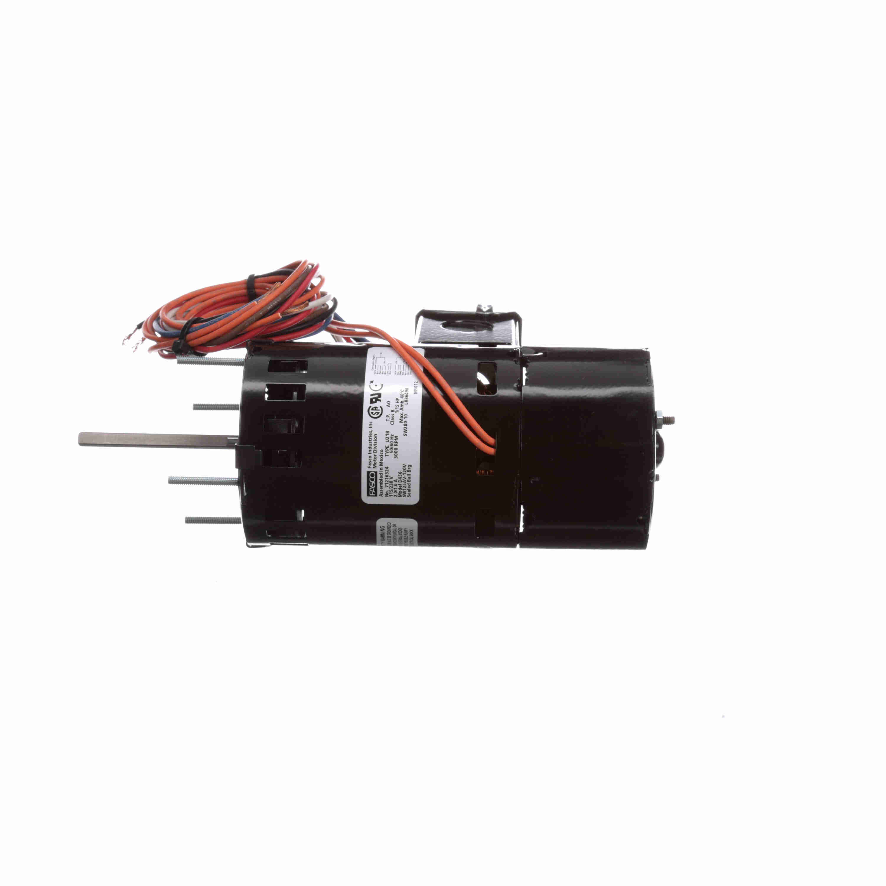 FASCO OEM Replacement Motor, 1/15 HP, 1 Ph, 50 Hz, 115/230 V, 3000 RPM ...