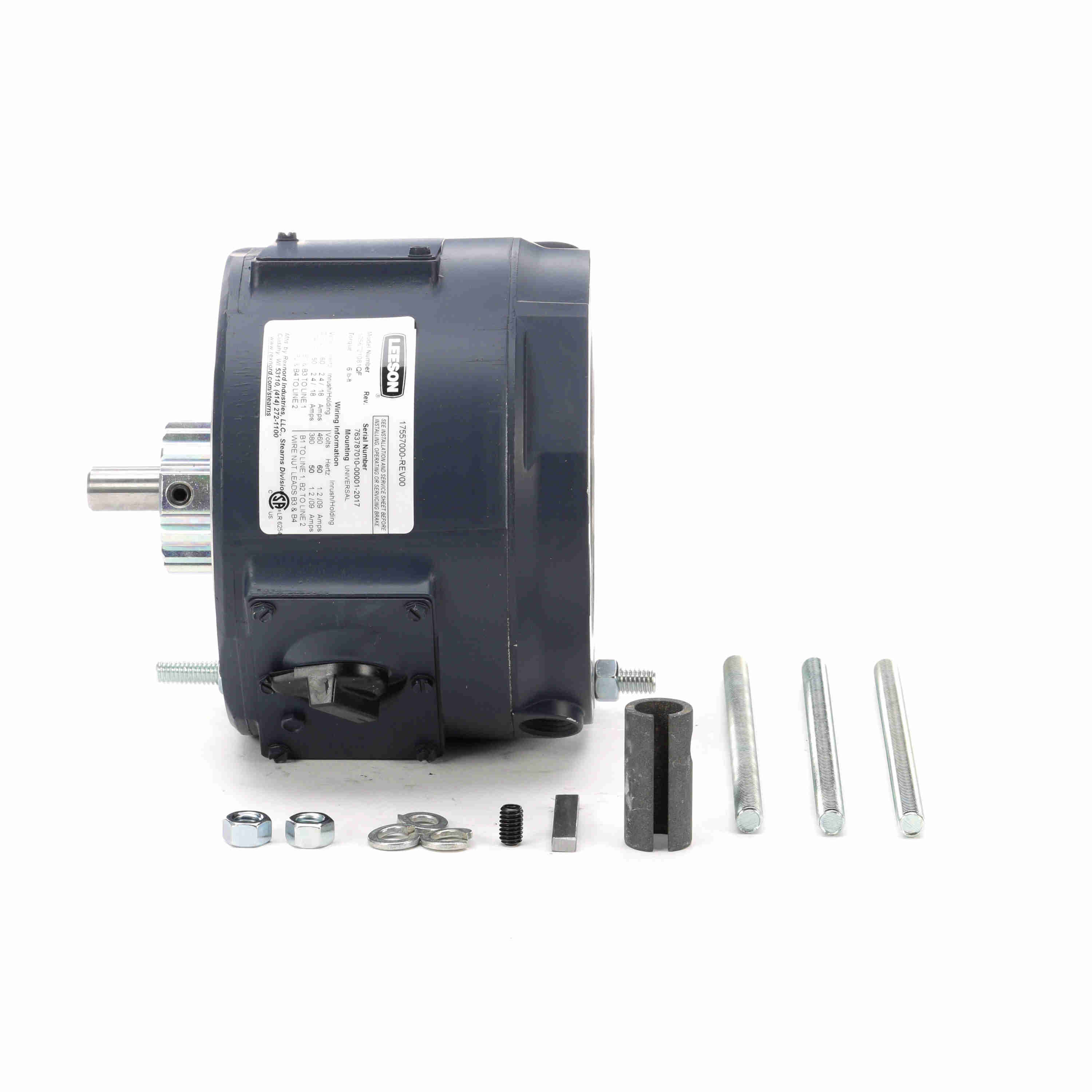 LEESON 6 LB-FT COUPLER BRAKE.56C/143-5TC.NEMA3/IP23.230/460V.1PH ...