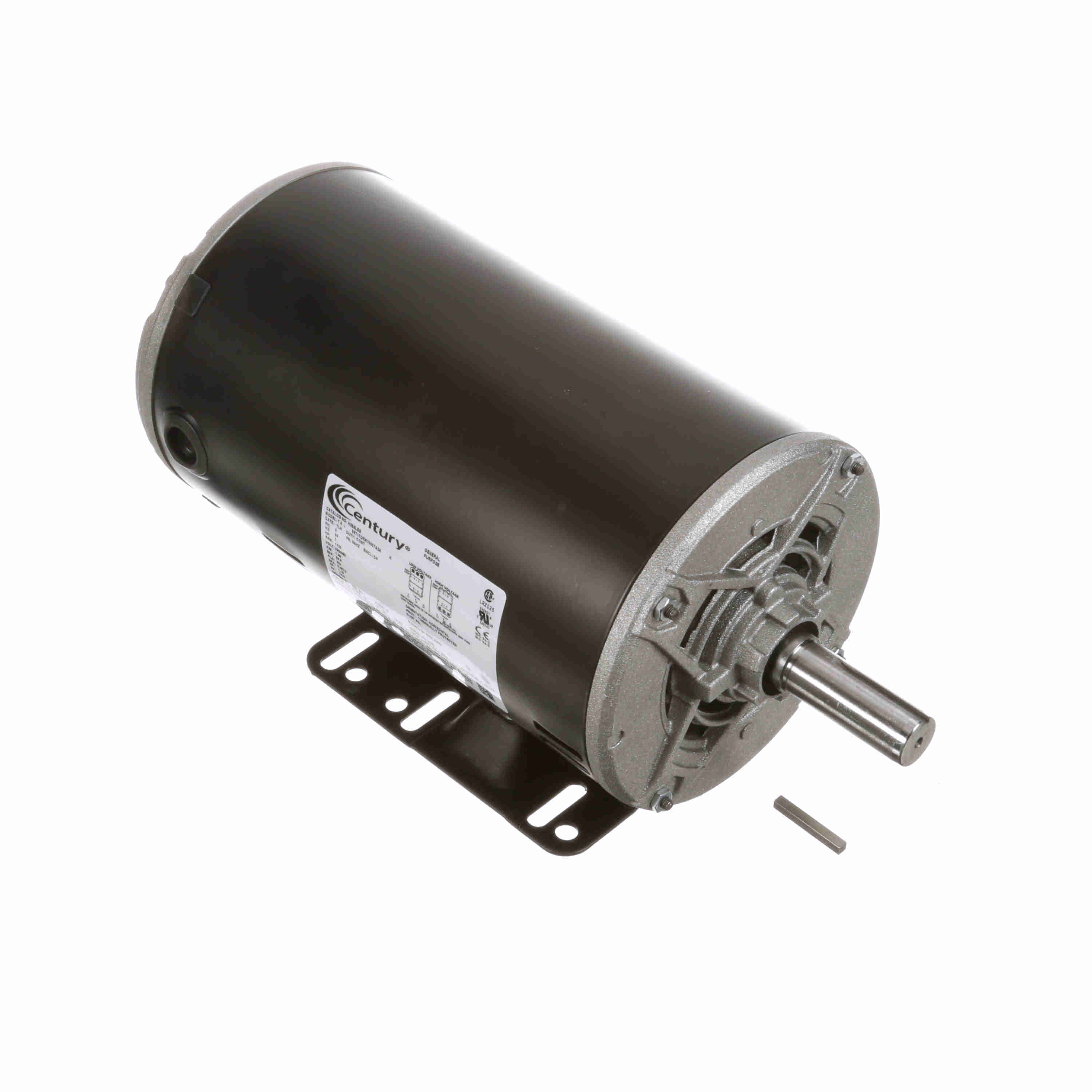 Century General Purpose Motor, 2 HP, 3 Ph, 60 Hz, 230/460 V, 1800 RPM ...