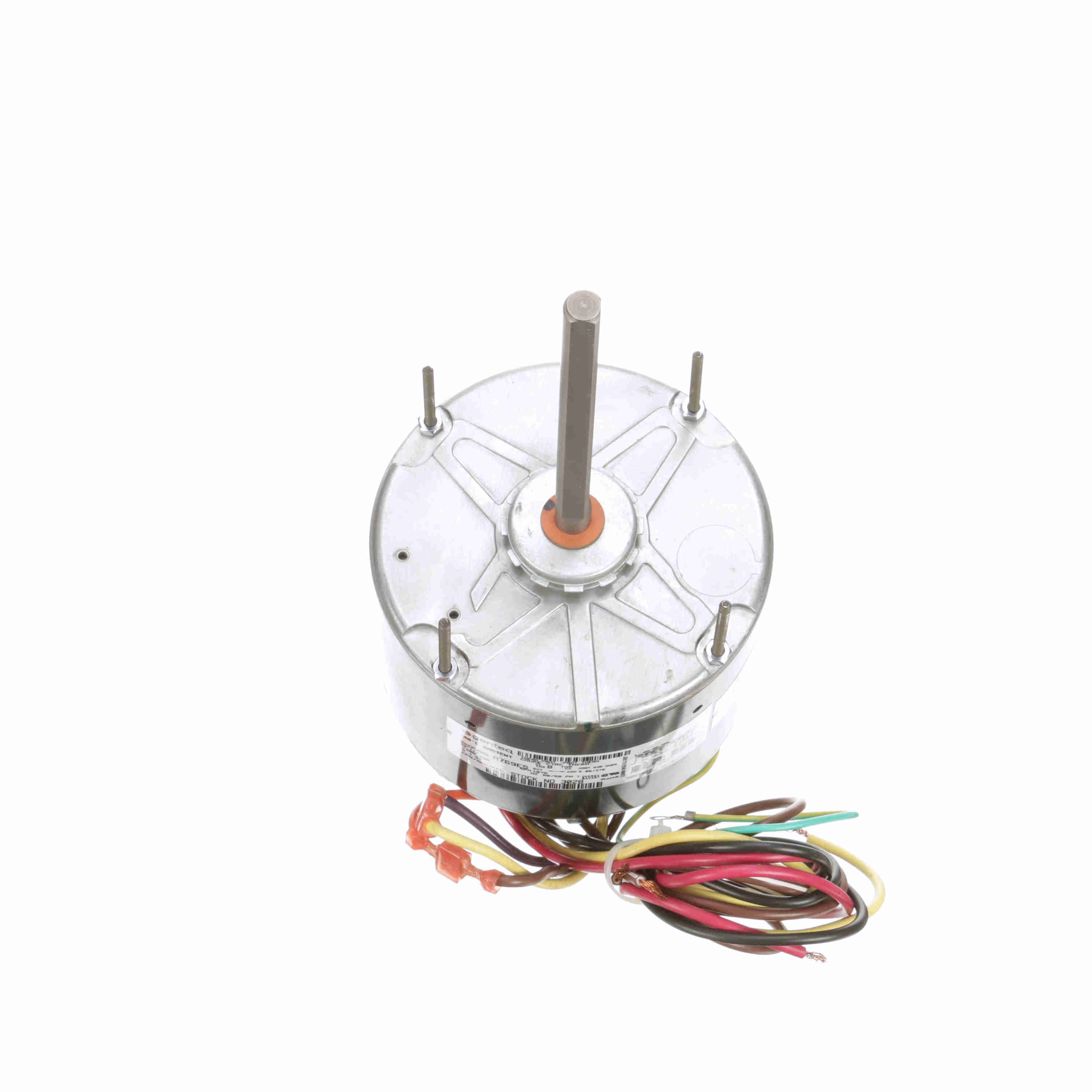Genteq Condenser Fan Motor, 1/4 HP, 1 Ph, 60 Hz, 208-230 V, 1075 RPM, 2 ...