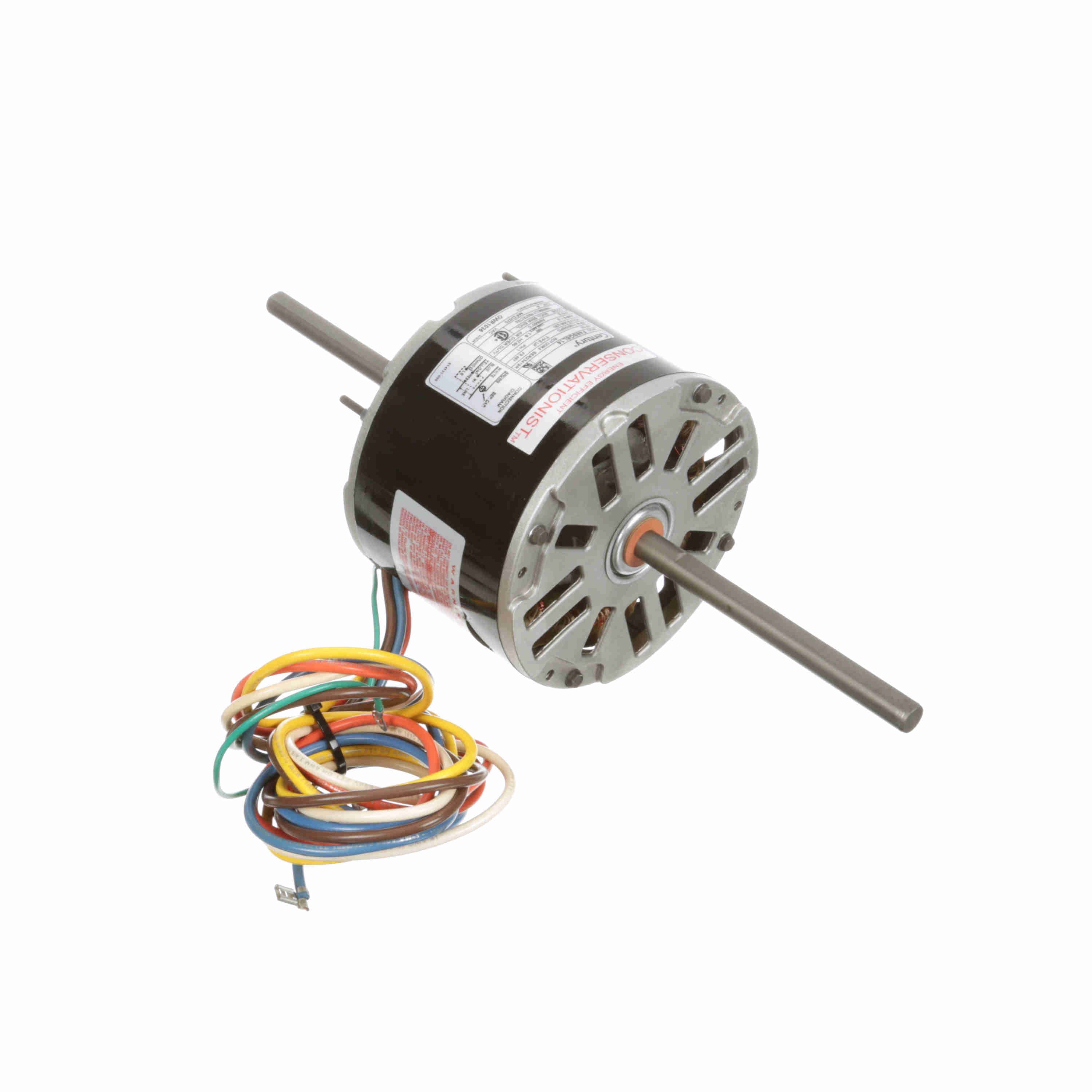 Century OEM Replacement Motor, 1/3 HP, 1 Ph, 60 Hz, 208-230 V, 1100 RPM ...