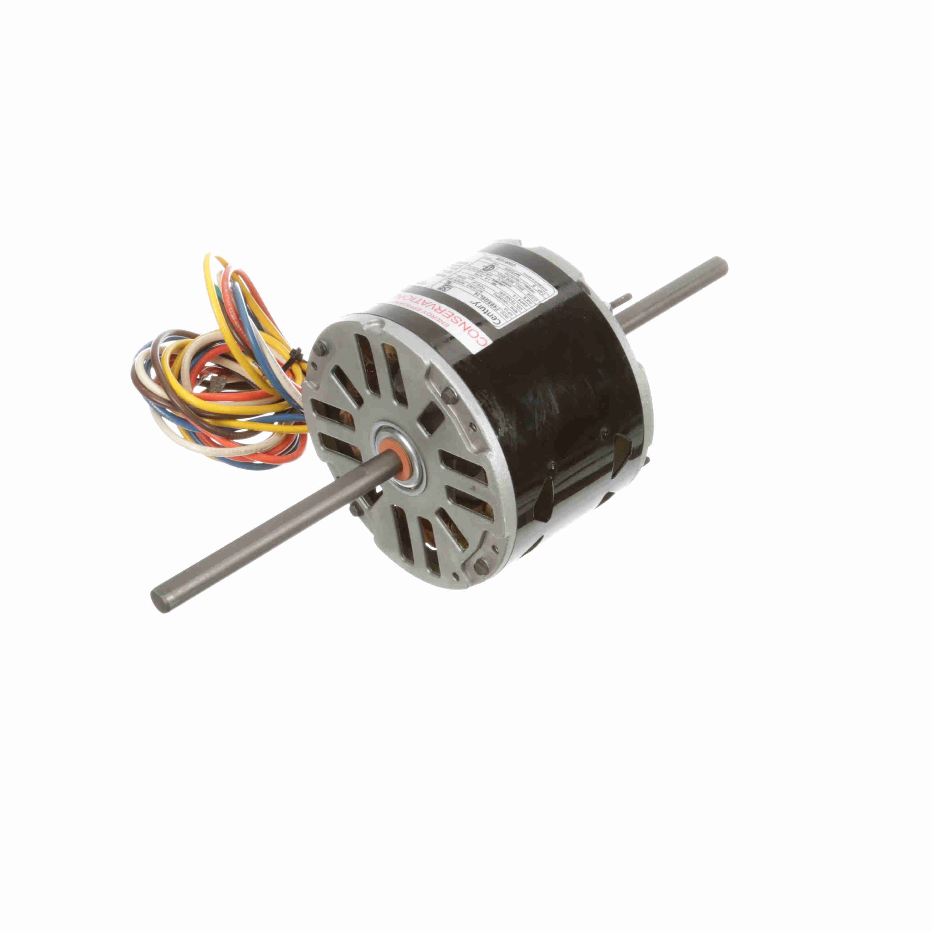 Century OEM Replacement Motor, 1/3 HP, 1 Ph, 60 Hz, 208-230 V, 1100 RPM ...