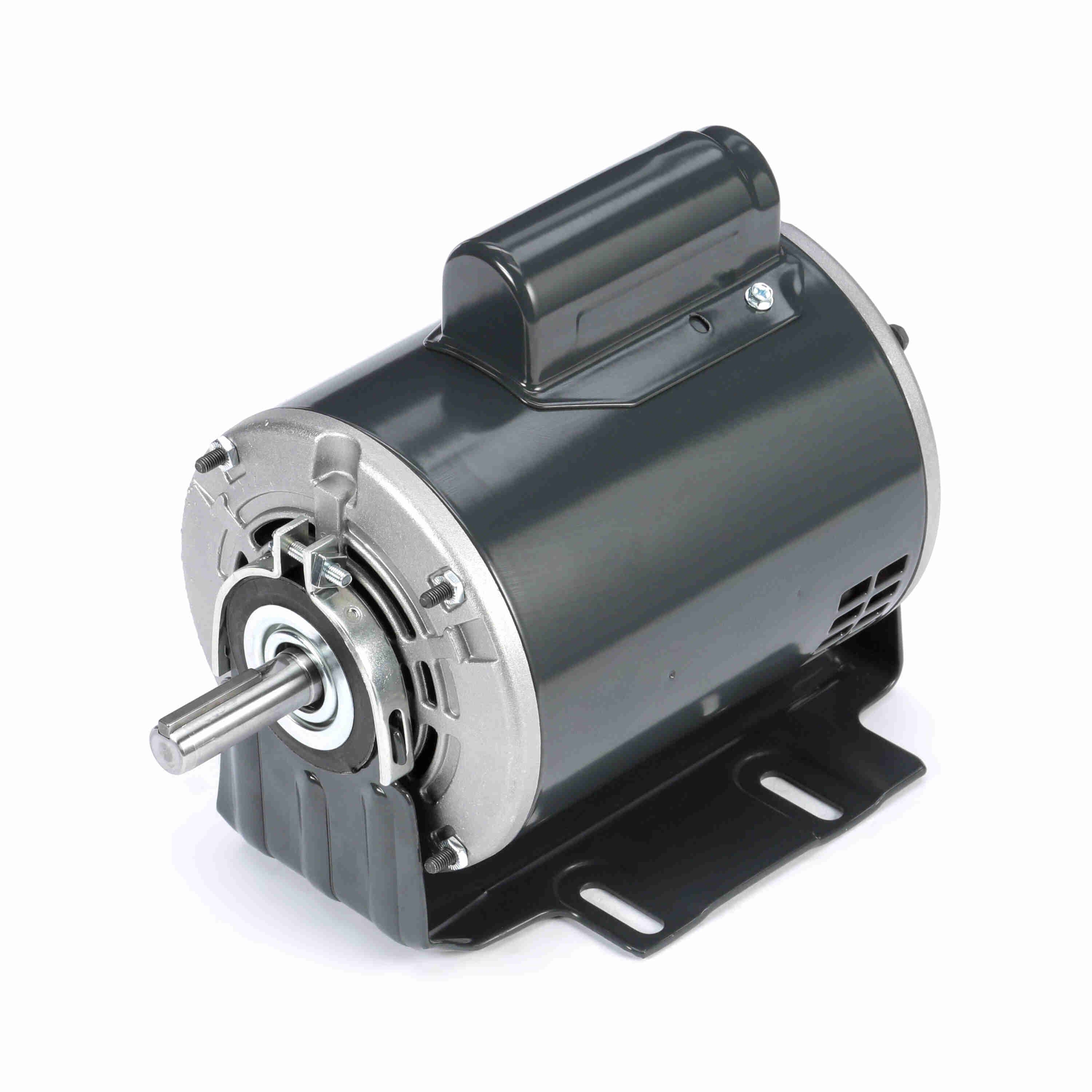 LEESON General Purpose Motor, 0.50 HP, 1 Ph, 60 Hz, 115/230 V, 1800 RPM ...