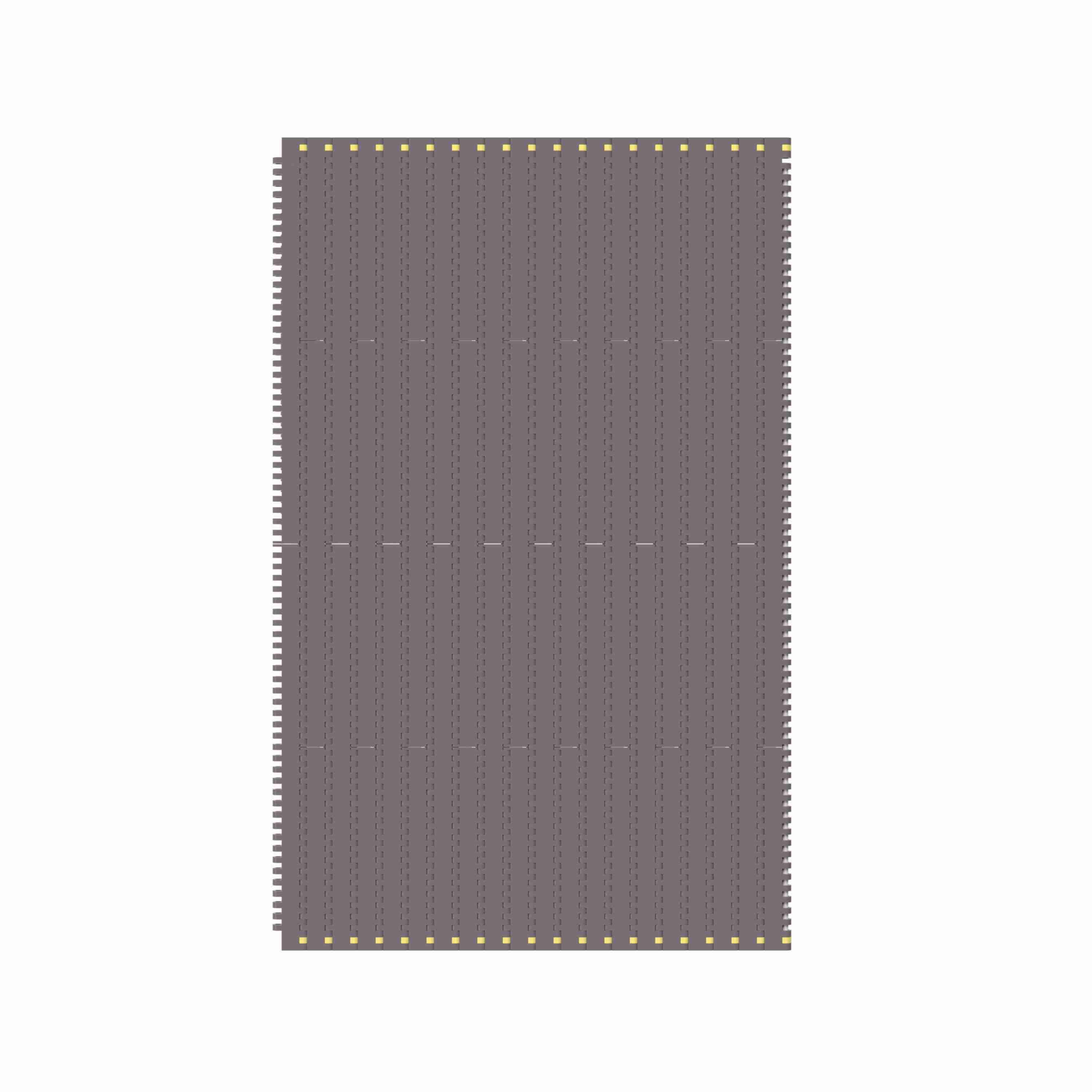 Rexnord 8505 Straight Running Solid Top, Material: Brown High ...