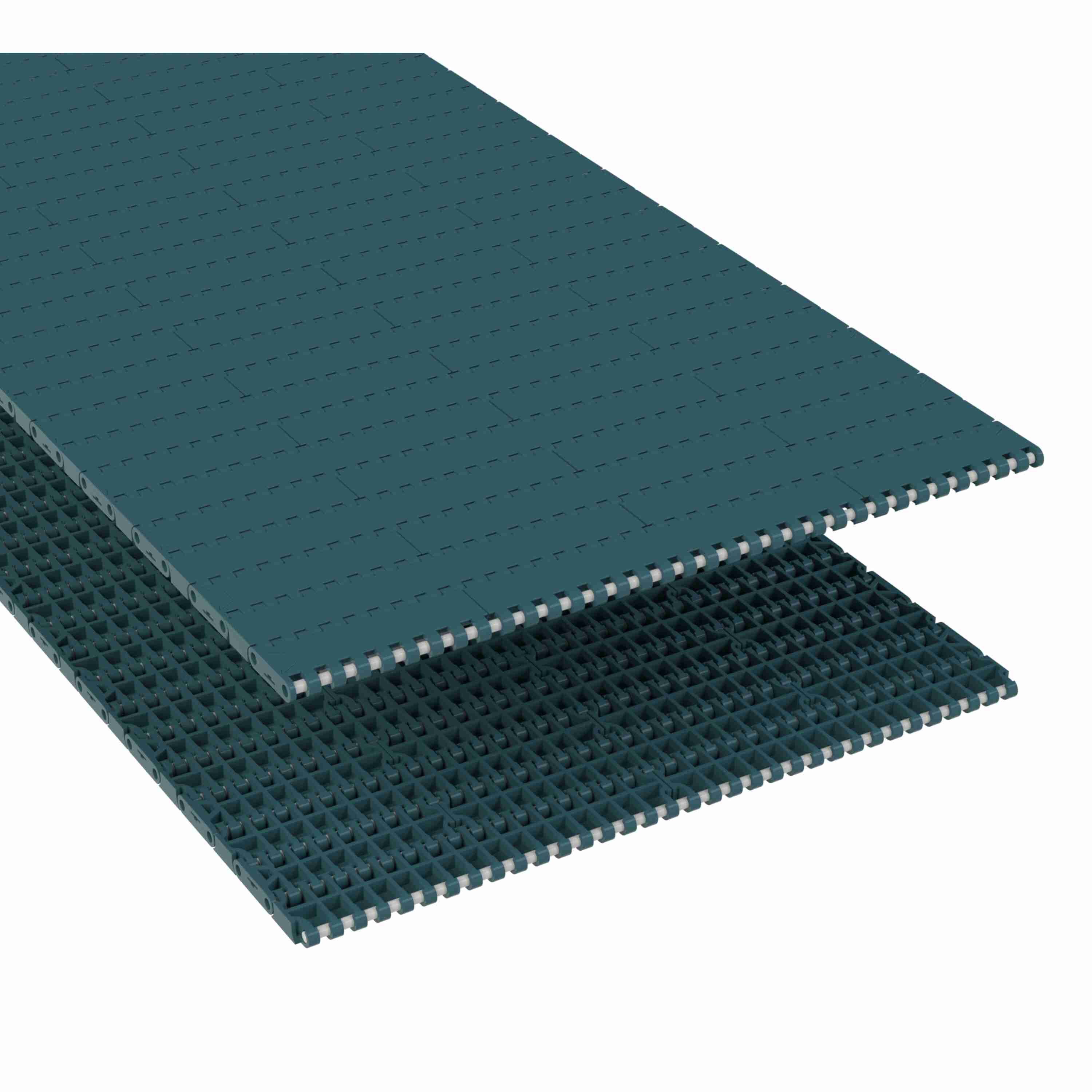 Rexnord 1000FT Straight Running Solid Top, Material: Green Low Friction ...