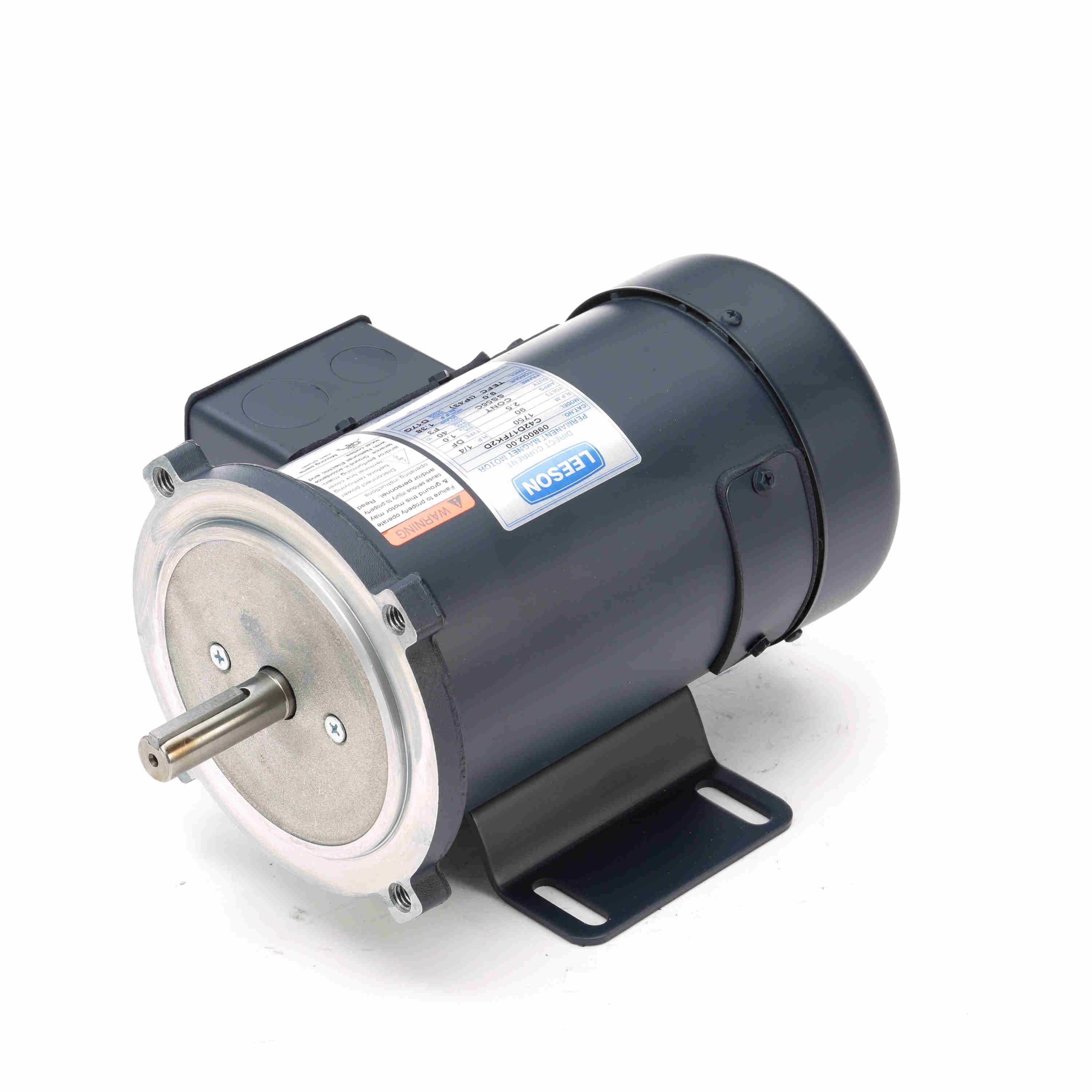 LEESON SCR Motor, 0.25 HP, 90 V, 1750 RPM, SS56C Frame, TEFC - 098002.00