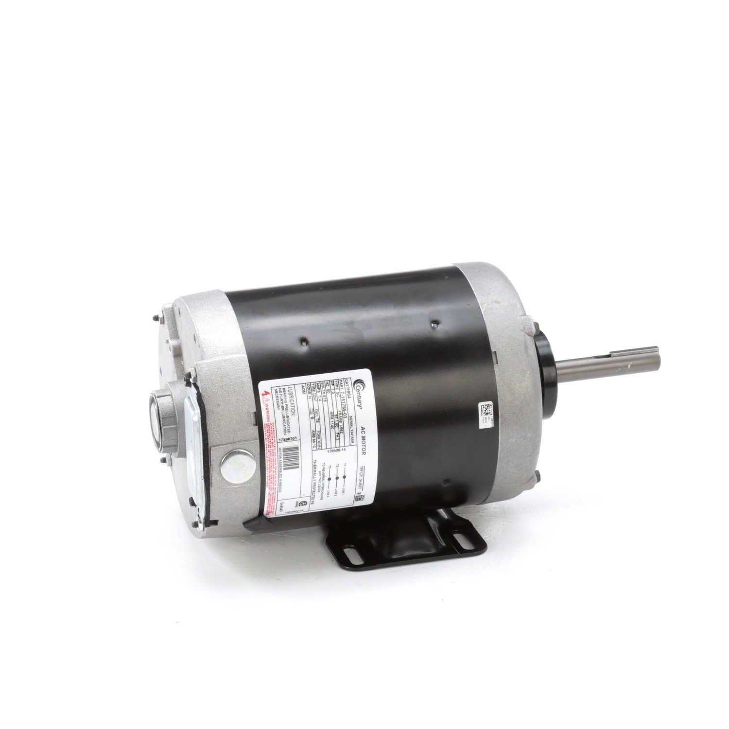 Century Condenser Fan Motor, 1.0 HP, 3 Ph, 60 Hz, 575 V, 1200 RPM, L56Z ...