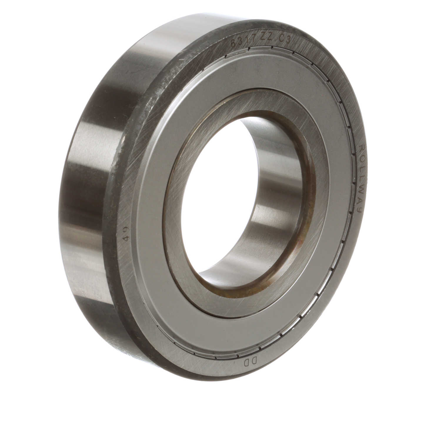 Rollway Radial Ball Bearing - Straight Bore - 6317 ZZ C3