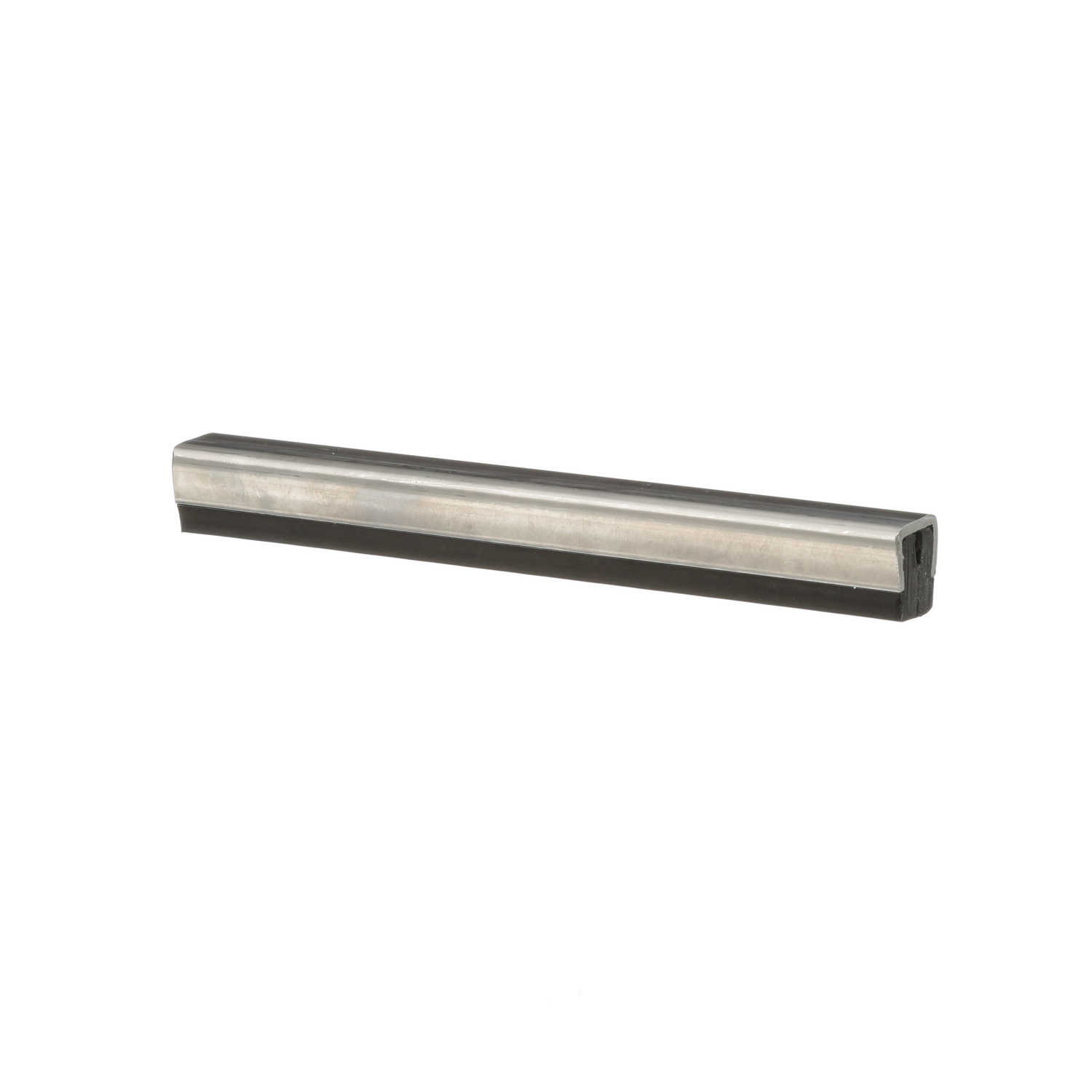 System Plast Modified Flat Guide Rail: 0.67"W X 0.67"H X 120"L Black ...
